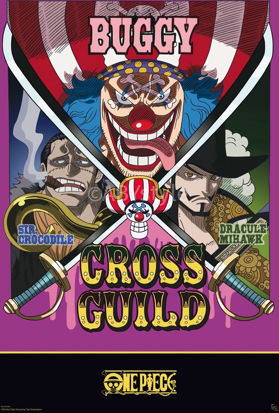 Poster One Piece Cross Guild 61x91,5cm | bol