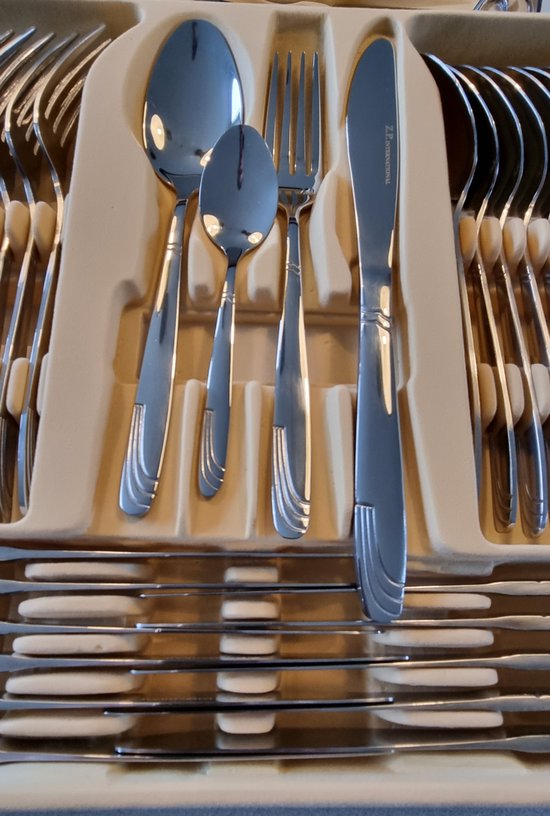 Bestekset ZP international 72-delig - ZP7200 - RVS 1810 | bol