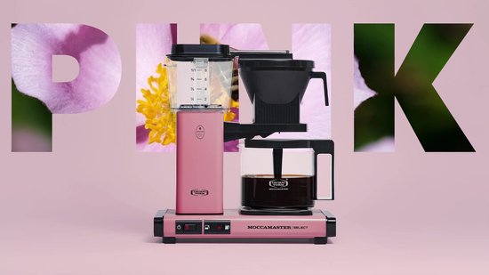 Moccamaster KBG Select - Koffiezetapparaat - Pink - 4 t/m 10 koppen - 5 ...