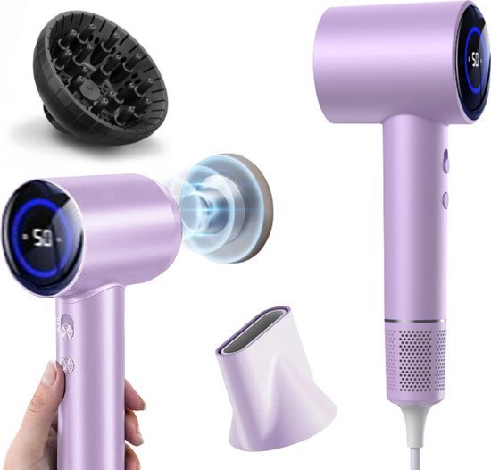 Föhn met Diffuser - Airstyler - Haarfohn - Haardroger - Ionische Föhn ...