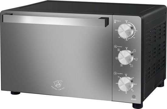 Royal Swiss® Vrijstaande oven XL – 45 Liter – 1700W – 7 Programma’s ...