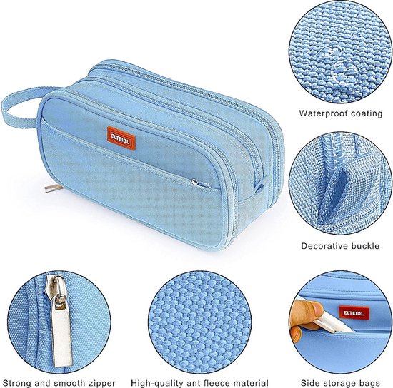 Groot etui, gepersonaliseerd etui met meerdere vakken, waterdicht ...