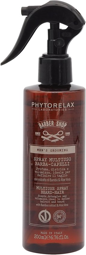 Phytorelax Barbershop Haar & Baard Spray Mannen - Multi-use Spray met ...