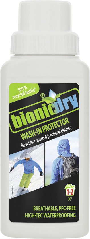 Wash-in Protector voor waterafstotend maken van technische kleding | bol