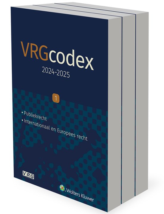VRG-codex 2024-2025 | 9789403033488 | Boeken | bol