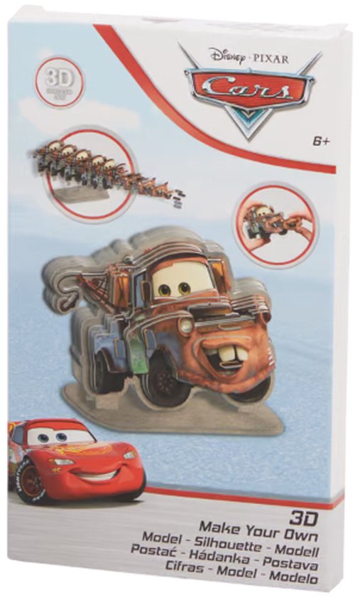 Disney Cars 3D DIY - Disney maak je eigen 3D-figuur - Disney Cars | bol