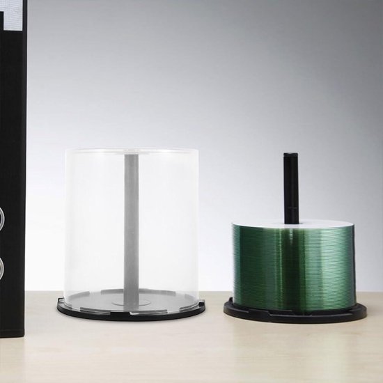 Cakebox 2 stuks - Lege CD DVD opbergemmer - 100 disc opslag container ...