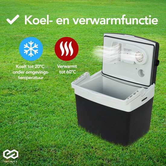 Infinity Goods Elektrische Koelbox - 40L - Coolbox - 12V en 230V ...
