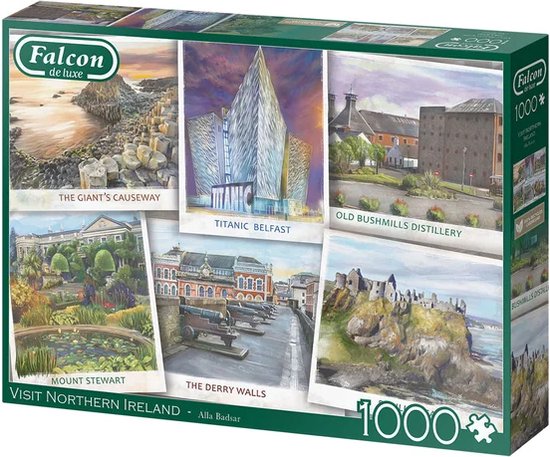 Falcon - Visit Northern Ireland - 1000 stukjes | bol