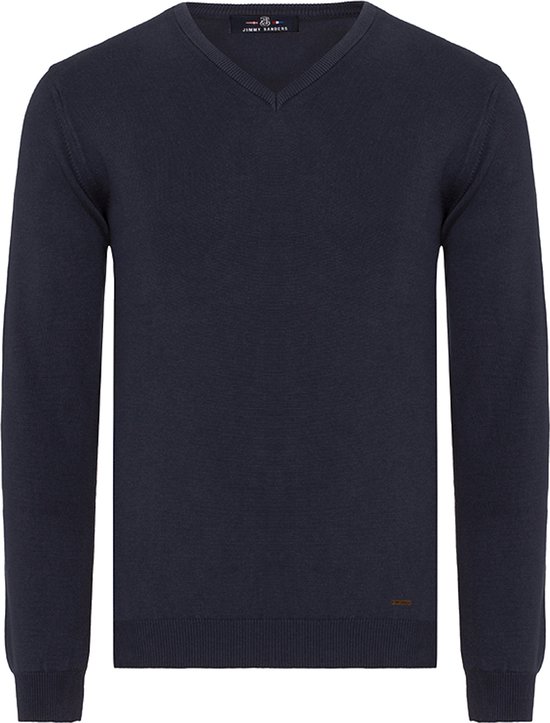 Jimmy Sanders Trui - Sweater Heren Navy - Xl | bol