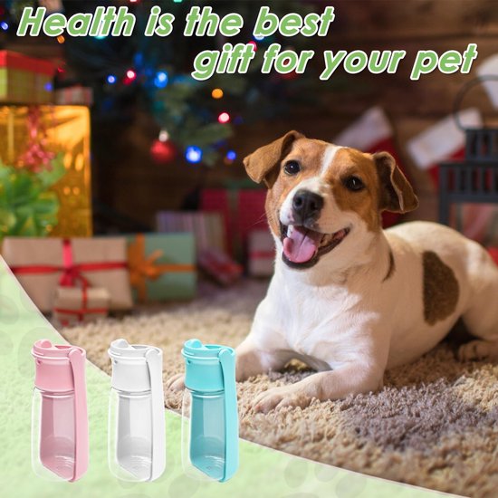 Waterfles voor honden, 550 ml, opvouwbare hondendrinkfles, draagbare ...