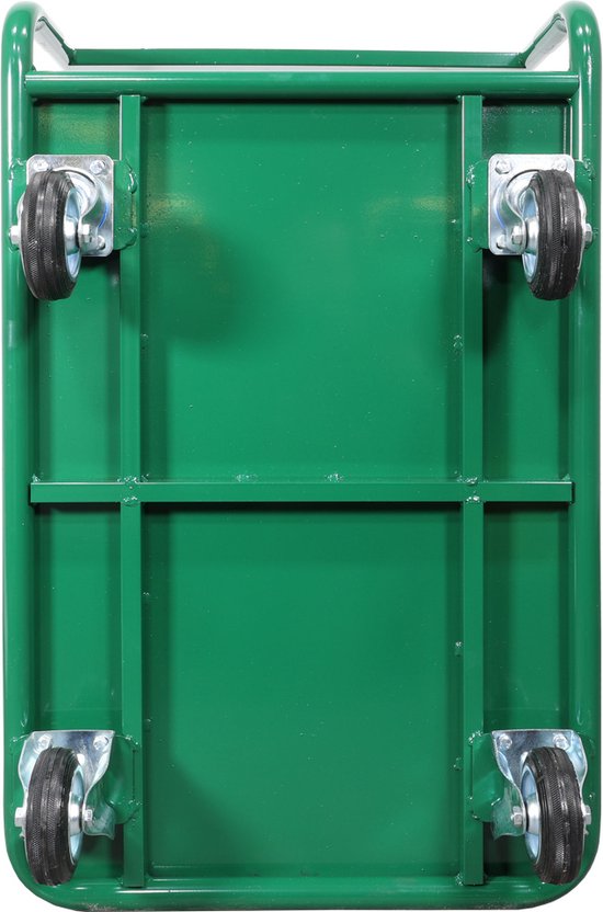 Begra Plateauwagen - Transportwagen - Platformwagen - Magazijnwagen - 86 x 60 cm (BxD)... | bol