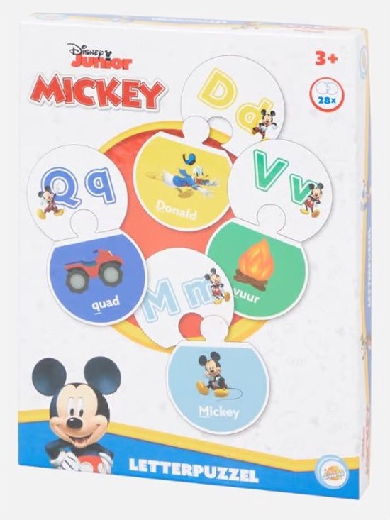 Letterpuzzel Disney Junior Mickey Educatief Spel | Games | bol