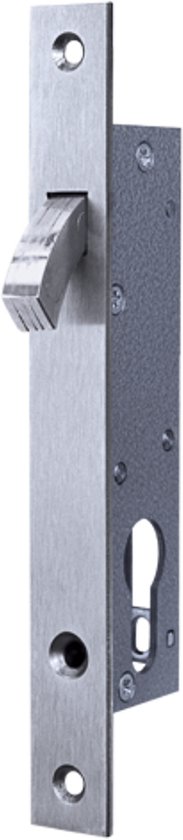 Insteekslot - RVS geborsteld - Mauer - Mauer 4605 PZ schuifdeurslot RVS ...