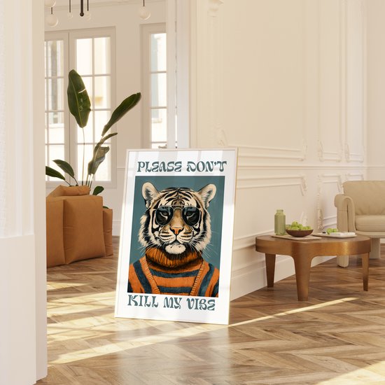 Please Don't Kill My Vibe Poster - 50x70 cm | bol