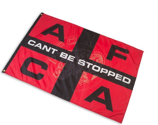 AFCA Vlag CBS Zwart / Rood 150cm * 100cm - AFCA - Ajax - Amsterdam ...