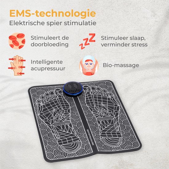 Voetmassage Apparaat met Bediening - Bloedcirculatie Apparaat - EMS ...