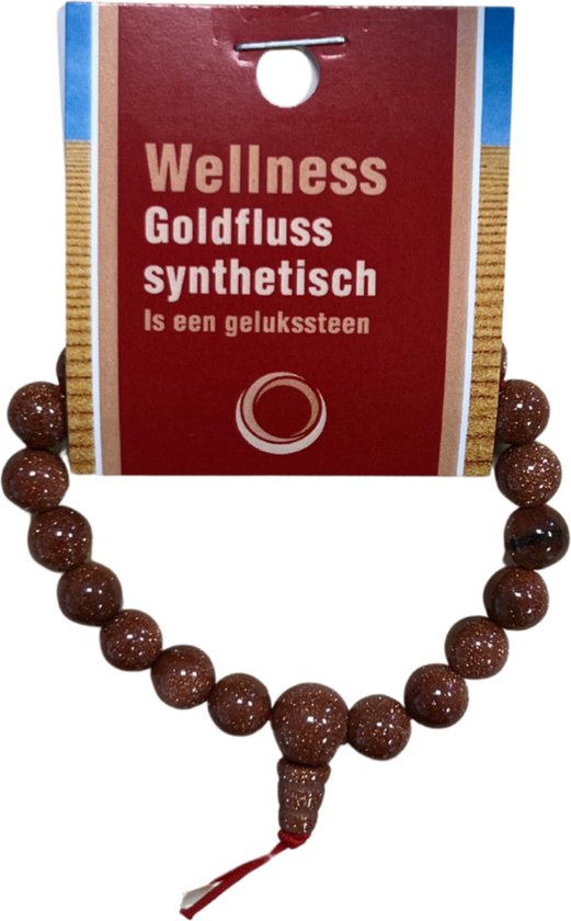 Ruben Robijn Goldfluss powerbead armband + kaart (synth) | bol