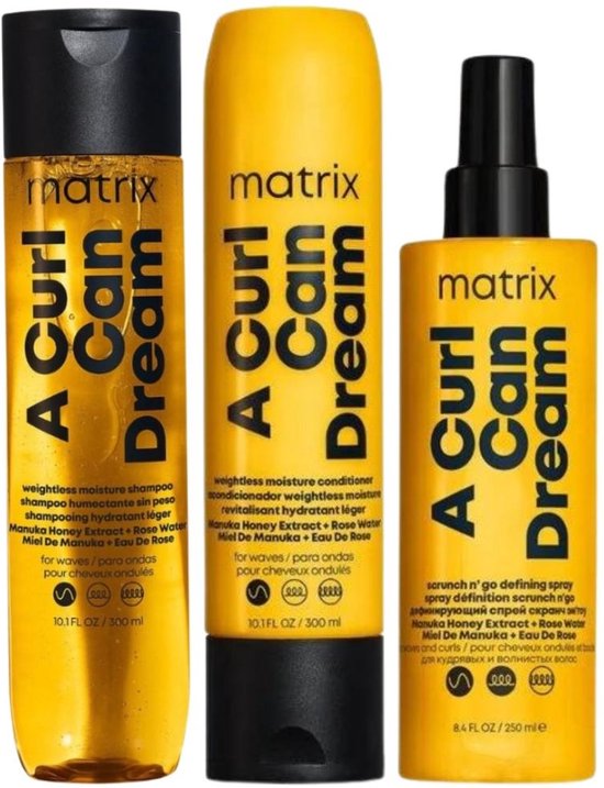 Matrix - A Curl Can Dream Perfect Waves Set - 2x300+250ml | bol