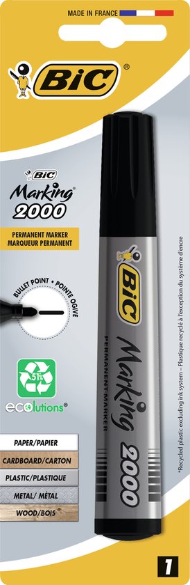 Bic Permanentmarker Marking 2000 1,7 Mm Zwart | bol