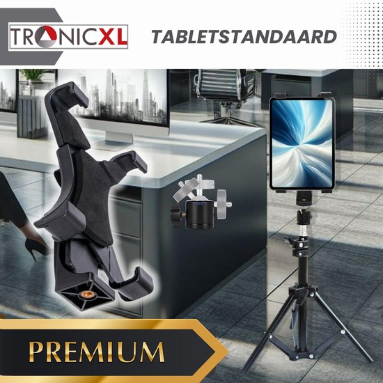 TronicXL Statief Set 3-delig - Tripod 210cm + 360° balhoofd ...