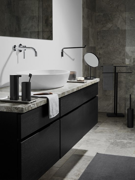 Menoto Handdoekrek | Zwart | Staal | bol