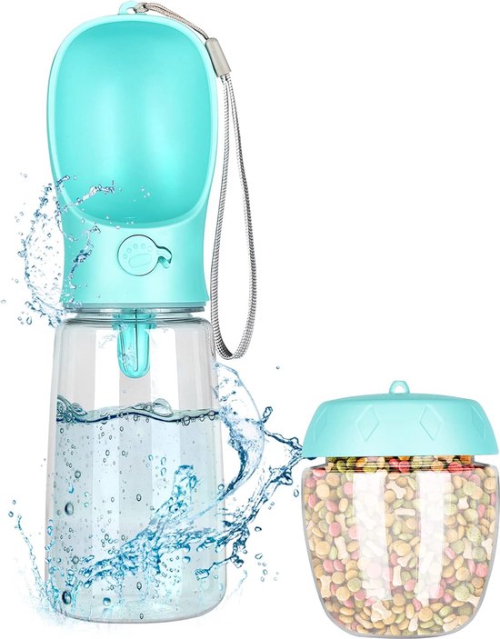Drinkfles hond voor onderweg 550 ml hondendrinkfles onderweg waterfles ...