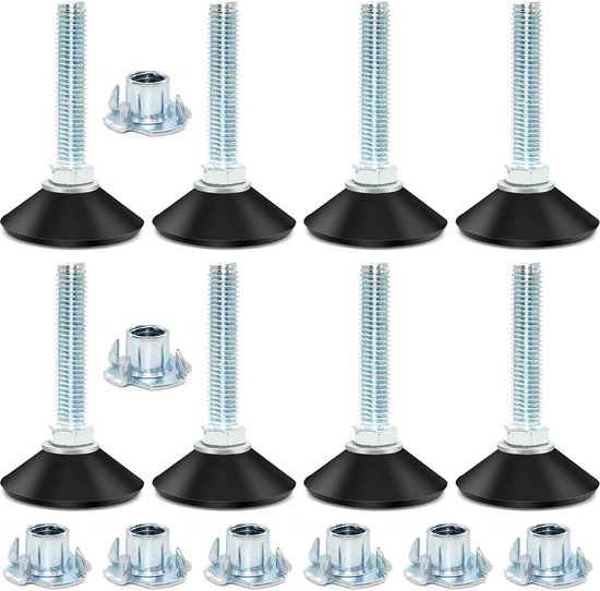 Tafelpoot Verhoger verstelbaar regelschroef stelpoten - Meubelpoten ...