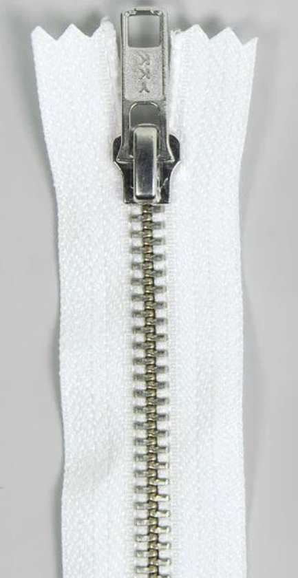 YKK - Deelbare rits - Metalen rits - Ivoor - 25cm - Deelbaar - 6mm | bol