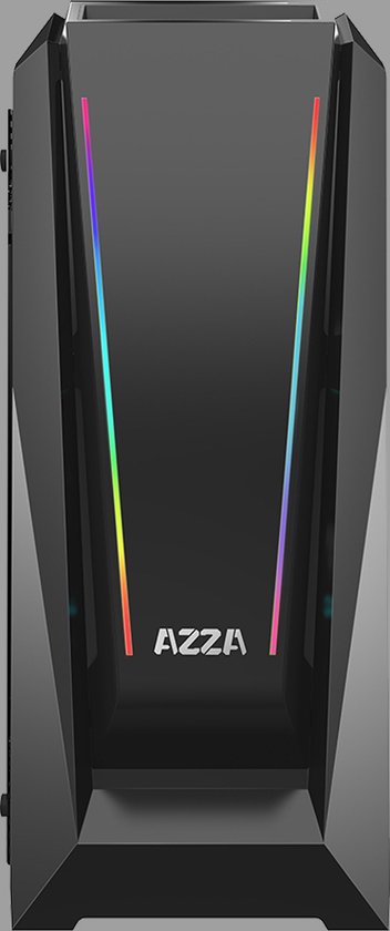 Case Azza Chroma 410A Midi Tower Zwart | bol