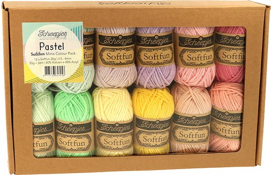 Scheepjes Softfun Colour Pack Minis Pastel | bol