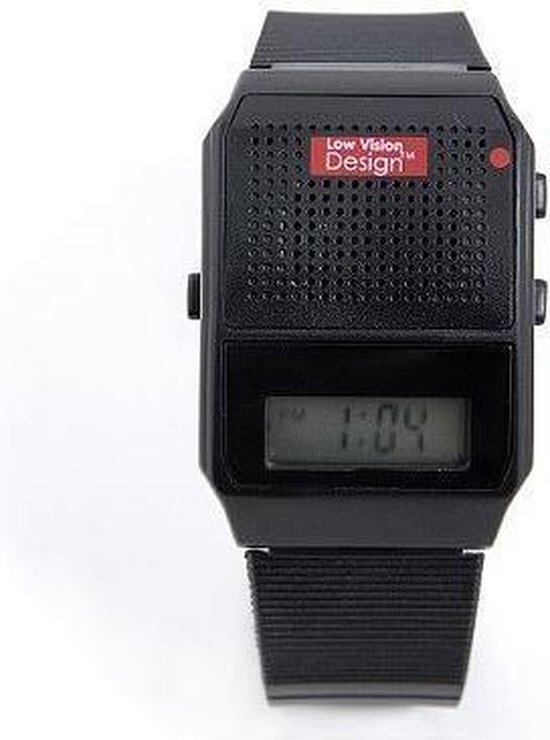 Nederlands Sprekend Horloge ZWART Met Standby Functie LOW VISION Nederlands Sprekend Horloge ZWART Met Standby Functie LOW VISION