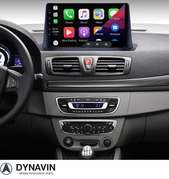 Dynavin Navigatie Renault Megane 2002-2010 touchscreen android 13 apple ...