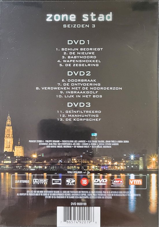 Zone Stad - Seizoen 3 (Dvd), Wim Stevens | Dvd's | bol