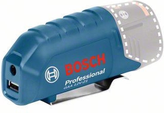 Bosch Professional GAA 12V-21 Accu lader - USB oplaadadapter | bol