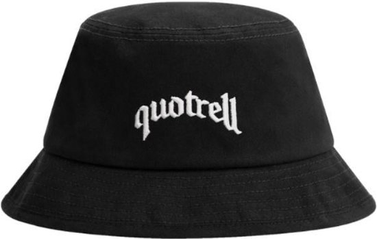 Quotrell Wing Bucket Hat Zwart/Wit | bol