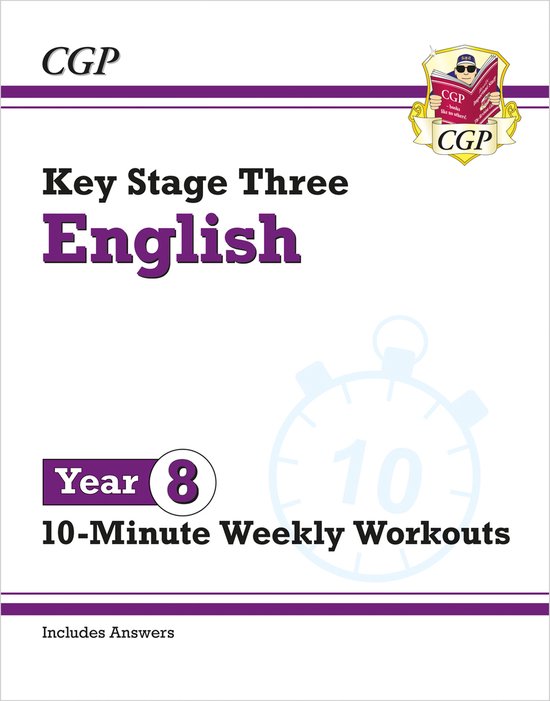 CGP KS3 10-Minute Tests- KS3 Year 8 English 10-Minute Weekly Workouts ...