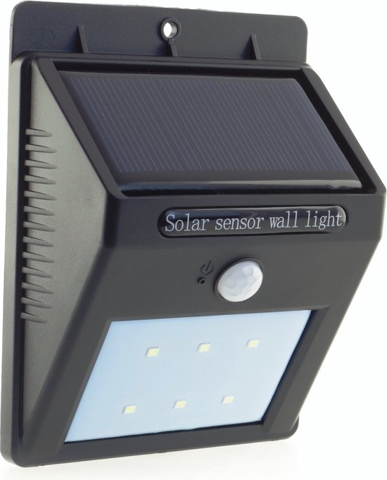 Automatische Solar 6 LED verlichting met bewegingssensor | Wand lamp ...