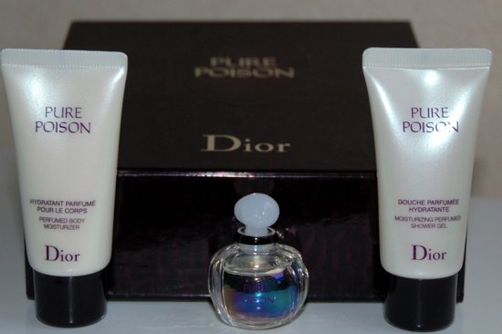 Christian Dior Pure Poison Vintage Set Eau de Parfum 5 ml + Shower Gel ...