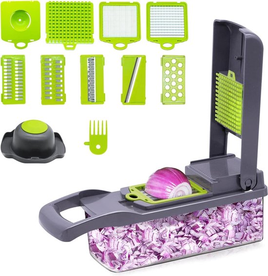 Kitchen Vegetable Slicer 7 in 1 Multifunctional Cutter - Professional ...