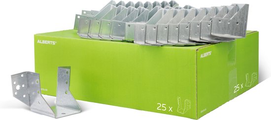 Alberts 25x balkschoen paalsteun paalanker balksteun type A 60 x 80 mm ...