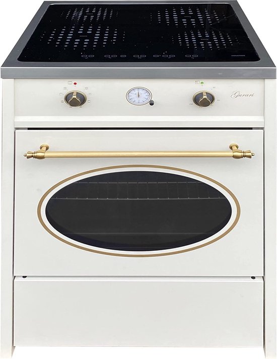 GURARI fornuis GCH E 612 Cr r Retro Induction 60 cm/Range Coocker / 60 L/crème, 8... | bol