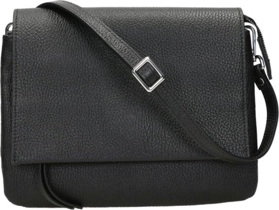 Gianni Chiarini Kleine Crossbodytas / Schoudertas Dames - Leer - Three - Zwart | bol