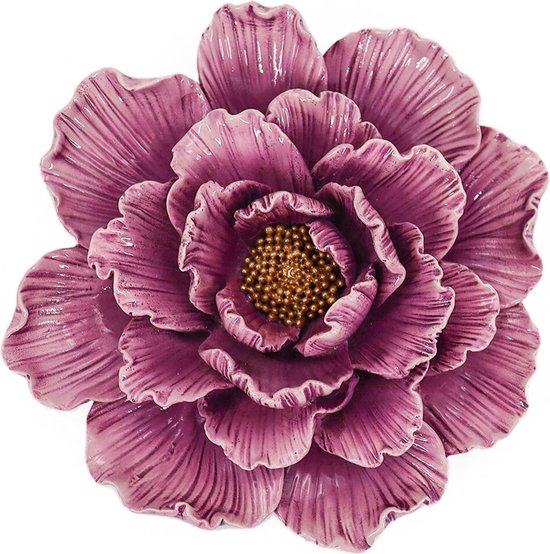 AccueilLié par KY | Décoration murale fleur violet | 14x13,7x4cm ...