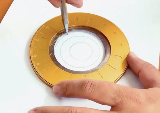Ronde Rvs Compas - Gouden verstelbare compas - Cirkel Tekenen - Tool ...