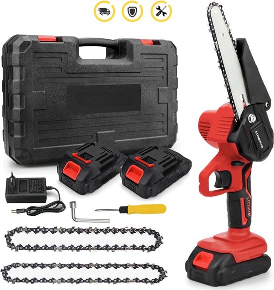 Wildor® Mini Kettingzaag - Elektrische Takkenzaag - Snoeizaag - Houtzaag -... | bol