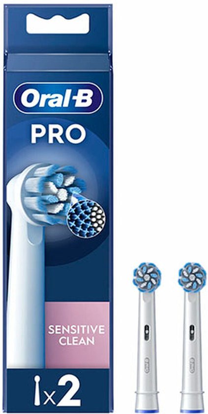 Oral-B - Pro - Sensitive Clean - 2 Stuks - Opzetborstels | bol