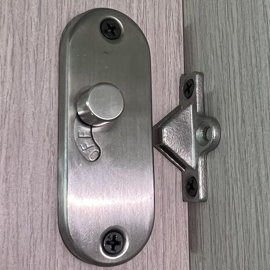 Schuifdeurslot 90 graden beweegbare deur, haakse gesp, privacyslot ...