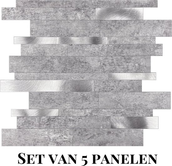 OPPIO Wandpanelen - Plaktegels - Set van 5 Tegels - Tegelsticker ...