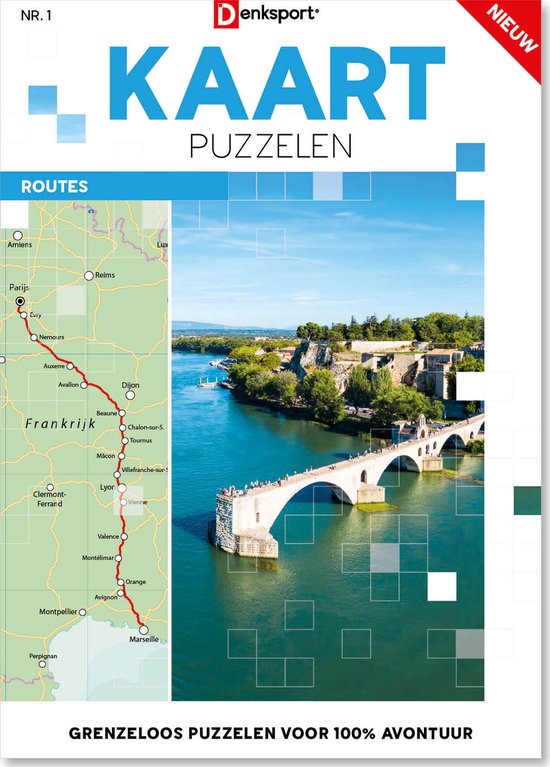 Denksport Puzzelboek Kaart puzzelen, editie 1 | bol